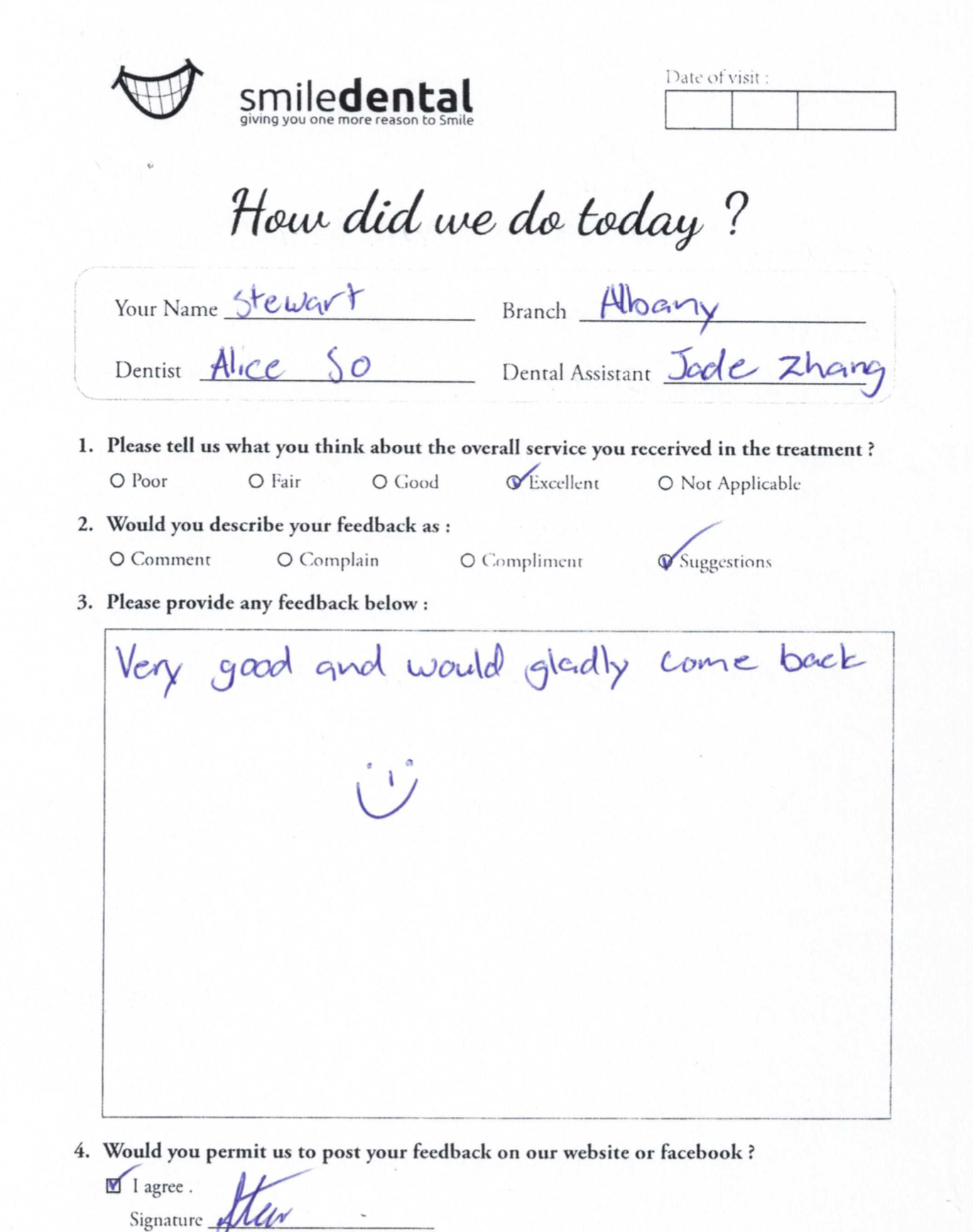 Very good - Smile Dental